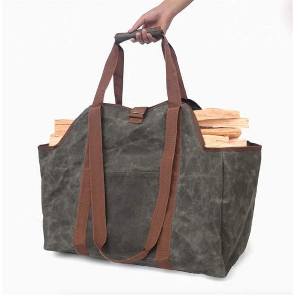 【キャンプで活躍！】キャンプの際に必須とも言える薪を安全に運ぶ事ができる帆布性のログキャリーです。【防水?頑丈な生地を使用】非常に丈夫で防水性の高いワックスキャンバス生地で長くご利用頂けます。【大容量?２WAY】サイズが大きくファミリーキャ...