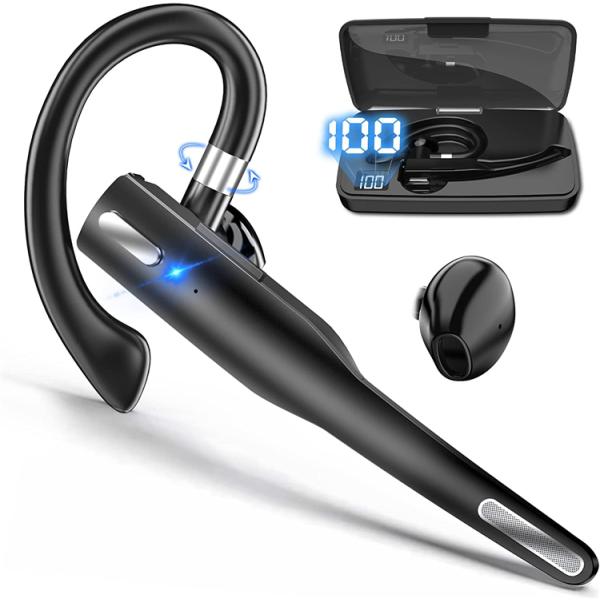 弊社の革新版Bluetoothヘッドセットを選ぶ理由▼POINT.1「Bluetooth5.3」先進的なBluetooth5.3技術を持ち、より広く、より早く、より低消費電力、より安定でシームレスな接続を実現するBluetoothヘッドセッ...