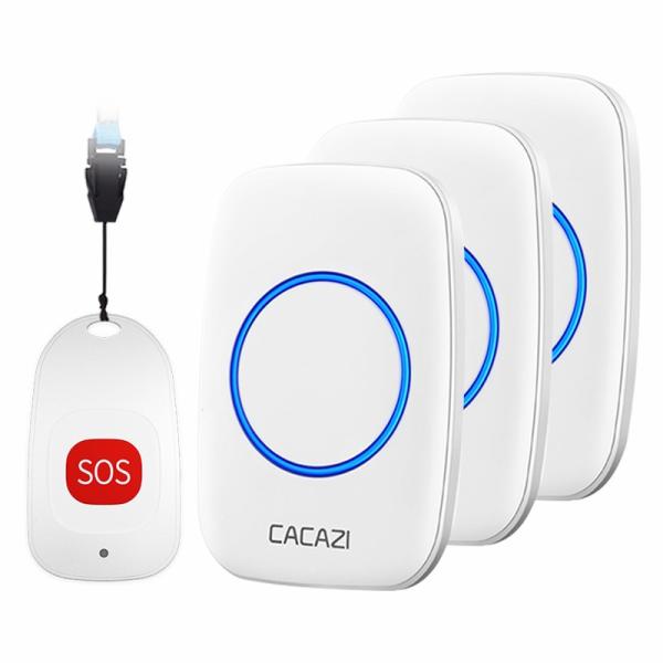 【工事なし・操作簡単】この呼び出しベル（ナースコール、介護用ベル）は、工事なしで設置できるので、機械に弱い方もすぐに使えます。製品はすでにペアリング済みで、受信機をコンセントに挿すと、送信機のSOSボタンを押すだけで受信機から音が鳴ります。...