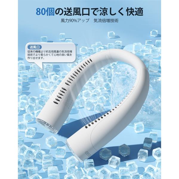 【2023夏新登場】このネッククーラーは、5秒間の瞬間冷却と超滑らかな包み込み風を実現し、市販の平均的なファンより5倍の風力、16％の軽量化で2023年最も軽いが最強のネックファンを誕生させました! まだ夏バテで汗が気になる方におすすめです...