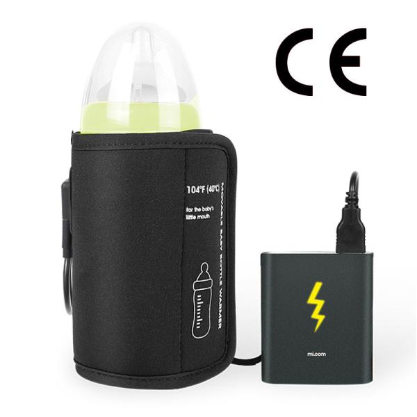 【USB給電式】ミルクウォーマーはとても軽く、持ち運びが簡単です。USB Type-Cの充電ケーブルが付属しており、モバイル電源から直接充電できるので、外出先でも赤ちゃんに温かいミルクを飲ませることができますよ。加熱効果を確保するために5V...