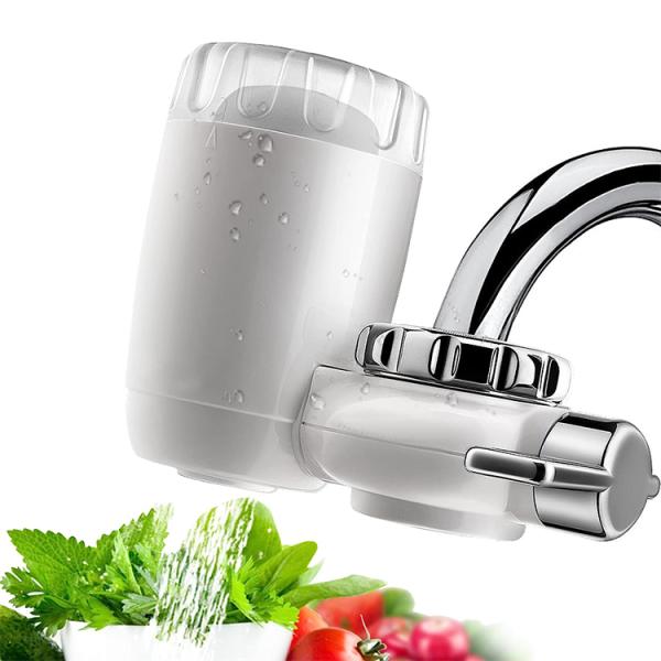 【透明ビューウィンドウ】カートリッジの状態を監視し、フィルターの寿命を延ばすために時間内にクリーニングします。【7層ろ過&amp;汚染物質の除去】2〜40 nmの層ごとのろ過、沈殿物、錆のろ過、および最大96％の残留塩素の吸着。浄水蛇口ホル...