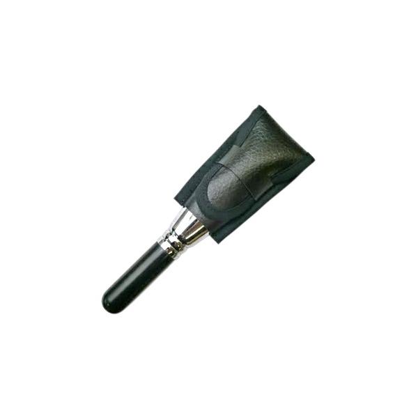 ＜商品の説明＞こちらのブラシキャップは、伸縮性のある人工皮革を使用しているため、幅広いパウダーブラシ(フェイスブラシ)を収納する事が可能となっております。また、フタが付いており、毛を完全に覆ってくれるので、ホコリが付く心配も無く、化粧ポーチ...
