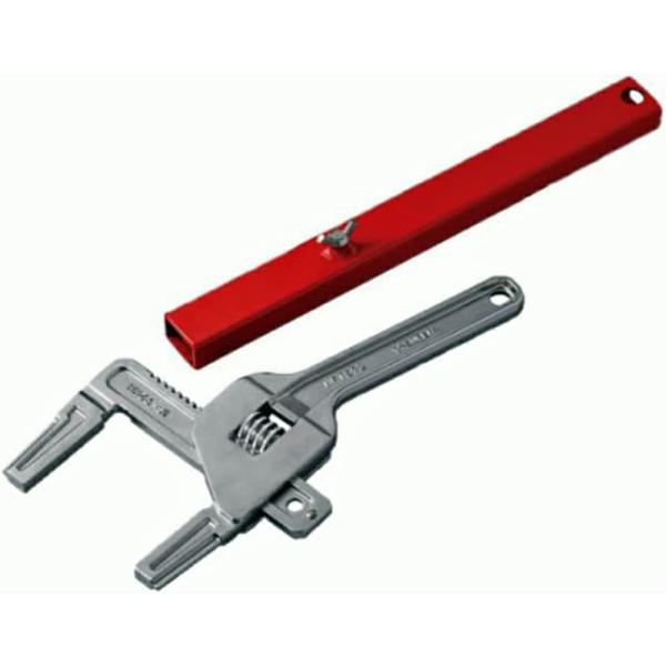 ■品番MFTS92■機能・仕様・ウォームを引くだけで素早いサイズ合わせが可能なクイックウォーム機構です。・付属の取手パイプを使用することで、力が必要な継手の取付取外しもスムーズに作業できます。・排水管、排水トラップ、水道用PE管継手の取付・...