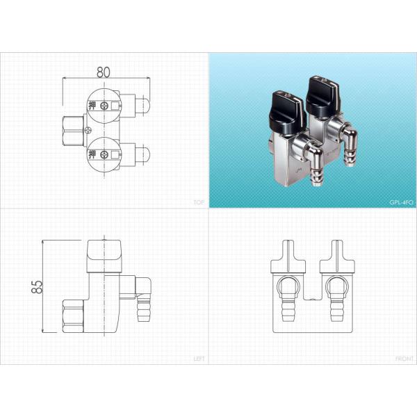 ■品番伊藤鉄工　GPL-4FO　LPG用■機能・仕様・LPガス用・過流出防止機構付・壁用2口 ホース口・取付部自在式br>■備考亜鉛製【商品の発送形態について】商品の大きさとお客様のお支払い方法によっては、メール便 や コンパクト便 ...