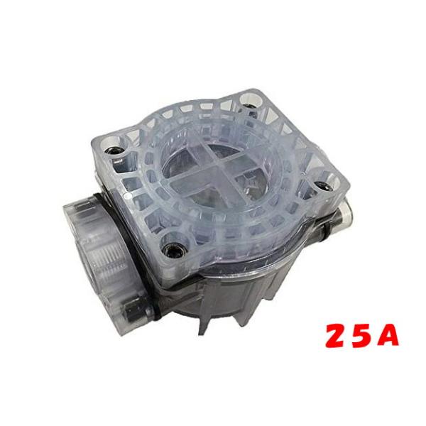 ■品番SKT-25■機能・仕様・素材を鋳物から硬質塩ビ樹脂にすることで軽量化を実現しました。・樹脂製にすることで赤錆の発生が無くなり衛生的です。・ストレーナーは従来同様ステンレス製でポンプを強力に保護します。・フィルター60メッシュ・小型ポ...