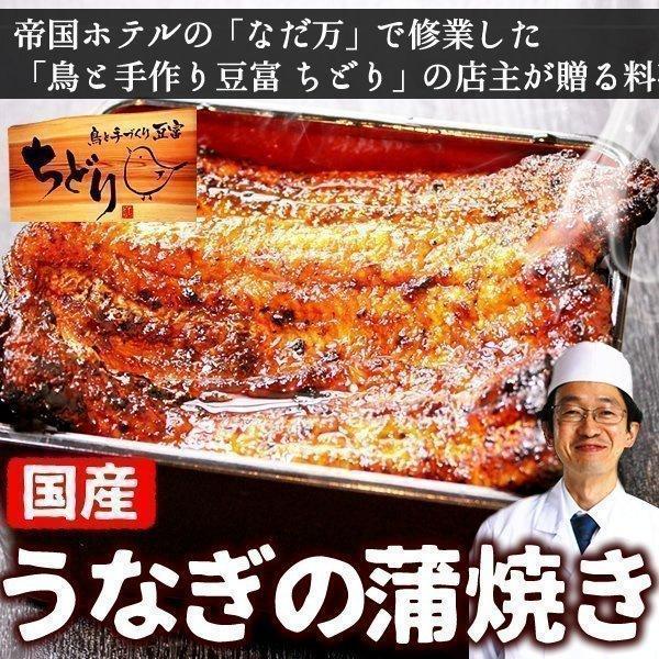鰻の蒲焼き （大サイズ・約160g） タレ付き 国産 うなぎ 鰻 蒲焼き ウナギ 水郷 千葉 おくまや ちどり利根川流域の地下水で活けしめされたうなぎは、香りがよく甘みがグッとのっています。特に脂ののりがよく、鰻本来の旨みが濃厚で、天然鰻に...