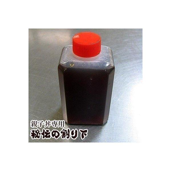 木樽で丁寧に仕込まれた「下総醤油」今では数少ない旧式の手作り味醂「最上白味醂」さらに水郷どりの鶏ガラスープを加えた、当店自慢の親子丼専用『秘伝の割り下』です！是非、ご賞味下さい！商品内容：親子丼用割り下　１合（２食分）賞味期限：冷蔵で7日　...