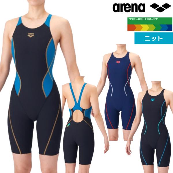 トレーニングカテゴリー「TOUGHSUITシリーズ」。大会に向けて練習を重ねる頻度が高いスイマーにオススメの練習用水着。環境に配慮したリサイクルポリエステル素材「タフスキンE」を使用し塩素に強く長持ち。脇にアリーナロゴの形にステッチを入れた...