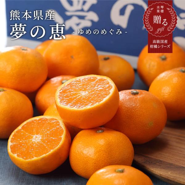 薄い外皮の中には濃厚な甘みがぎっしり詰まった熊本県産「夢の恵」ただ甘いだけではなく、ほどよい酸味もある、ジューシーでコクのある大変美味しい柑橘です。一つ一つの大きさも食べやすいサイズで、贈り物に喜ばれている今が旬のみかんをぜひどうぞ！品種：...