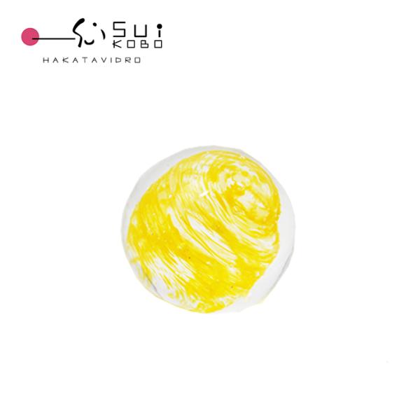 サイズ：約3.5cm(幅)×約3.5cm(高さ)×約3.5cm(奥行)素材：ソーダガラス生産国：日本 Made in JAPAN製作者：粋工房株式会社※びーどろ玉の底は、職人がガラスを巻き取る竿の後を簡単に　研磨したすりガラス状の研磨跡が残...