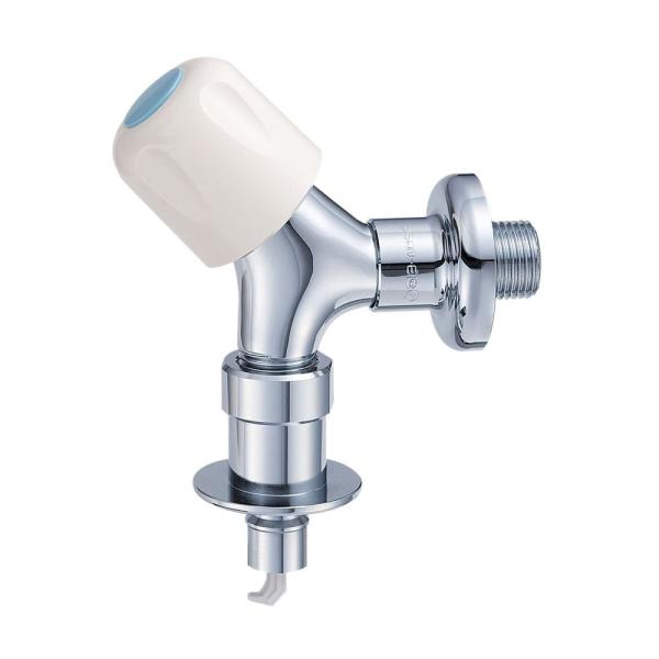 三栄水栓（SAN-EI）洗濯機用ホーム水栓　Y143CTV-1-13■オートストッパー付（ホースが抜けた場合に止水します）