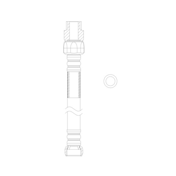 <br><br>TOTO 給水延長用フレキホース HM914<br><br>・給水位置にとどかない場合に使用する延長ホースです。<br><br>【ホースの長さ】：525mm