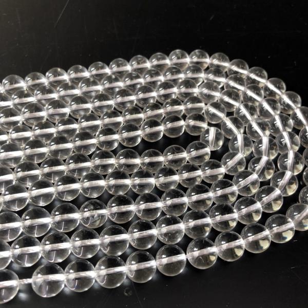 1連 37-38cm  ブレスレットを2本作れます。天然による結晶や割れ目があり場合があります。天然石穴サイズ:0.8mm 結晶、破裂のような模様、凹みのようなものがありますのでご理解の上、購入お願いします。玉サイズに関しては±約0、2mm...