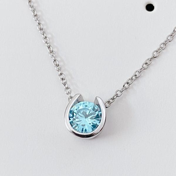 stone bikaオリジナル商品です。幸せを呼ぶホースシュー 馬蹄型ペンダントに誕生石を組み合わせたオリジナル商品です。金属アレルギーの方でも安心して付けられるサージカルステンレス製です。サージカルステンレスネックレス つけたままお風呂 ...