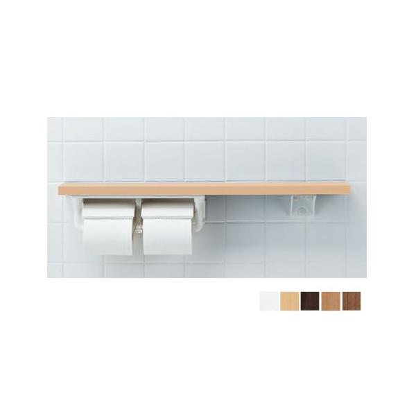LIXIL・INAX　棚手すり付紙巻器 品番：NKF-2WU2寸法：700X110X148ミリ紙巻器はホワイトになります。棚部：木質材料（表面材：WA：PETシート、他：オレフィンシート)紙巻器：ABS樹脂ペーパー取替ワンタッチ式、片手で紙...