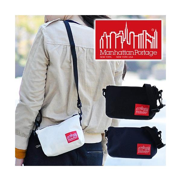 Manhattan Portage！雨風に強い素材を使用したショルダー！商品:コーデュラナイロン/Mini Cluch2wayショルダーバッグ ポーチ ミニクラッチ mp7020カラー:1.ブラック,2.アイボリー,3.ダークネイビーサイズ...