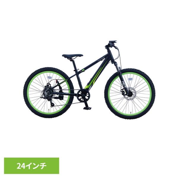 （検索用：自転車 ジュニアサイクル 子供用 24インチ ブラック Kawasaki カワサキ ジュニアマウンテンバイク アルミ サスペンションフォーク 4571405393449）●翌日優良配送対象商品につきまして●下記の場合は対象外となり...