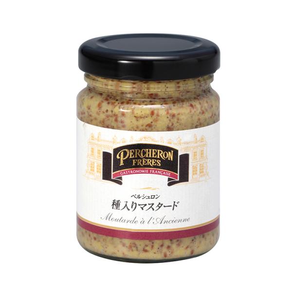 種子の形をほどよく残し、大変良い舌触りです。マスタード種子独特の香りと粒感が口中に広がります。