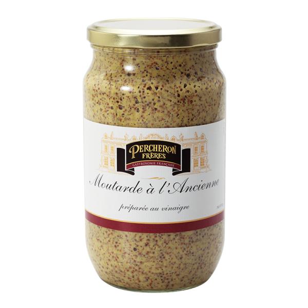 マスタード種子独特の香りと粒感が口中に広がります。