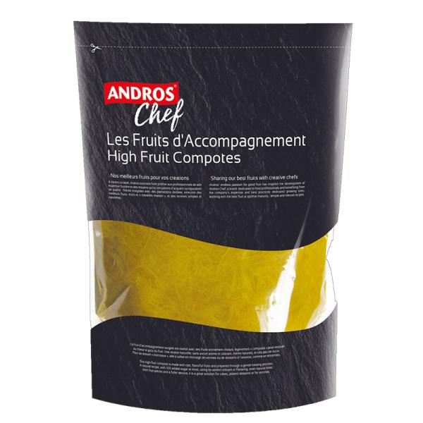 ●フルーツの美味しさそのままに作られたコンポート●果肉が感じられるテクスチャー●香料も着色料も一切加えないレシピ●フルーツの自然なテクスチャーや風味を邪魔しないペクチンを使用。