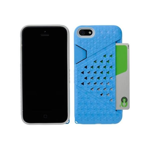 シングルアクションで取り出せるカードポケット付きポリカーボネートフレームとソフトラバーエッジの一体成形100％リサイクル素材を使用対応機種：iPhoneSE(第一世代) 5 5sBV-KALCSIP5-BLご注意・この商品はiPhoneSE...