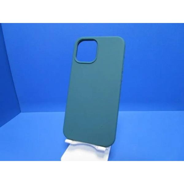 OTOFLY iPhone 12 Pro Max  ケース ソフト タッチ シリコンケース 薄型 超軽量 指紋防止 全面保護 耐衝撃カバー 画面レンズ保護 6.7インチiPhone 12 Pro Max ケース 対応カラー　ダークグリーン「...