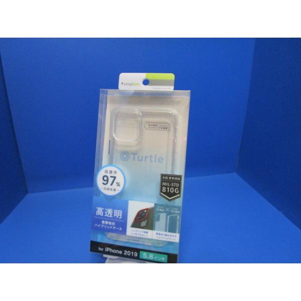 simplism トリニティ iPhone 11 Pro [Turtle] ハイブリッドケースMIL-STD-810 規格　耐久性クリア TR-IP19S-TT-CL●しなやかな素材で衝撃吸収●落下時も安心の衝撃吸収ケース●ボタン周りの凹凸...