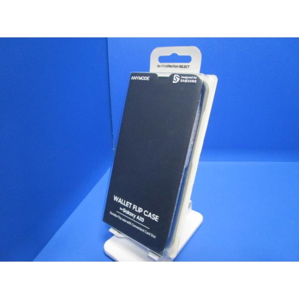 Galaxy純正Galaxy A20 Wallet Flip Case 手帳型 ケースブラックカードポケット付き  オートスリープ機能サムスン SAMSUNGau+1 collection SELECT KDDI「商品情報」・カバーの開閉に...