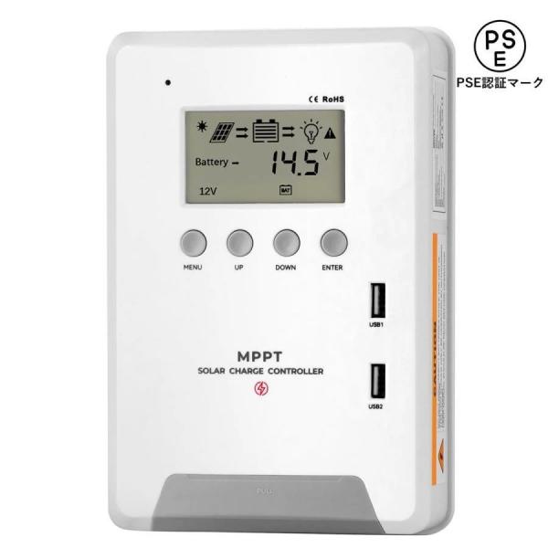【効率的なMPPT技術】ソーラーコントローラ内蔵の高効率チップとMPPT技術により、太陽エネルギーシステムのエネルギー利用率を最大化。変換効率≧98％、各種バッテリーへの効率的な充電を確保する。【回路保護機能】過負荷保護、過電流保護、逆接続...