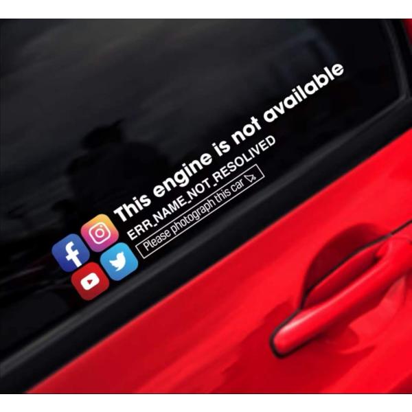 車ステッカー寸法20cm〓3.8cmカッティングシートよろしくお願いいたします。#Instagram#twitter#facebook#youtube