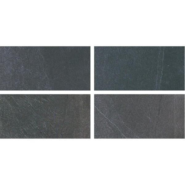 タイルでの表現が難しかった荒々しいスレートの質感を、印刷・面状加工・カットなど多種多様で高度な技術を施し、ランダムミックスすることで、エネルギッシュで印象的なデザインにしました。 ◆品番： CCC-U7690