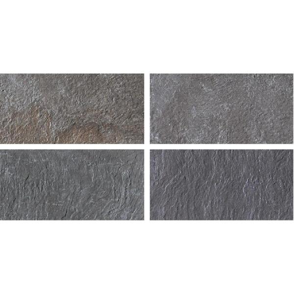 タイルでの表現が難しかった荒々しいスレートの質感を、印刷・面状加工・カットなど多種多様で高度な技術を施し、ランダムミックスすることで、エネルギッシュで印象的なデザインにしました。 ◆品番： CCC-U7770G CCC-U7780G CCC...