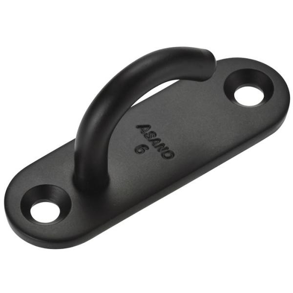 浅野金属　黒塗装　ブラックシリーズ塗装によって表面をマットブラックに仕上げました。光が反射しにくく、店舗やショーウインドウ、舞台装飾などに最適です。※材質:：本体＝SUS304※木ねじ付：6mm=4.1x25(黒塗装)