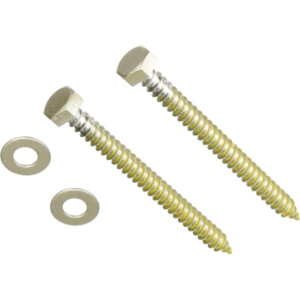 ホスクリーン取り付けパーツ　HP-6　LB　です。一般戸建、木下地専用のパーツです。木下地への直付けに使用する8×90のステンレスの色付コーチスクリューです。商品内容材質/ステンレス仕上げ/ライトブロンズサイズ/8ｘ90入数/2本適合型番腰...