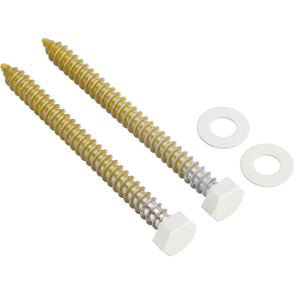 ホスクリーン取り付けパーツ　HP-6　W　です。一般戸建、木下地専用のパーツです。木下地への直付けに使用する8×90のステンレスの色付コーチスクリューです。商品内容材質/ステンレス仕上げ/ホワイトサイズ/8ｘ90入数/2本適合型番腰壁用ホス...