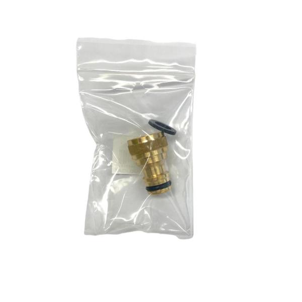 材質：黄銅呼径・カラー：13・レトロパッキン付きRIZAL強化カップリングに接続できる金属製口金