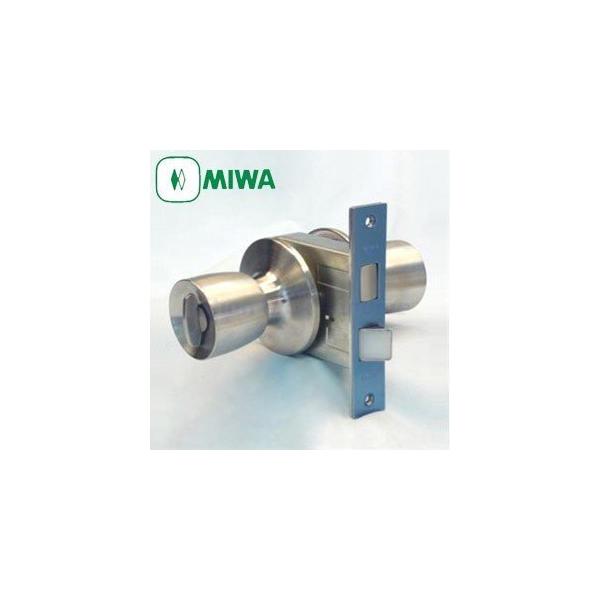 【HMD-3型】MIWA(美和ロック) 本締付モノロック錠　ドアノブ 交換 取替え【室外：空ノブ /室内：サムターン】【HMシリーズ】【鍵無し】 対応扉圧:33〜41mm /42〜49mm /50〜57mm /58〜65mmバックセット:5...