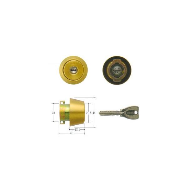 MIWA PRシリンダー LAタイプ【MCY-206】すべてのタンブラーが同時に揃わないと回転しないロッキングバーと複雑な形状のアンチピッキングタンブラーを採用。ピッキングは困難です。【ピッキング法基準での防犯性能】・耐ピッキング性能：10...