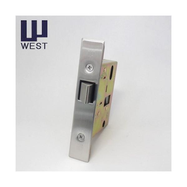 WEST 錠ケース P75B【BS50mm】必ず商品の寸法と、既設の錠ケースの形状・寸法を実際に比較してご確認下さい。【商品詳細】◆主な使用：ドア玄関◆バックセット(BS)：50mm◆フロントサイズ：(H)137mm × (W)25mm◆ビ...
