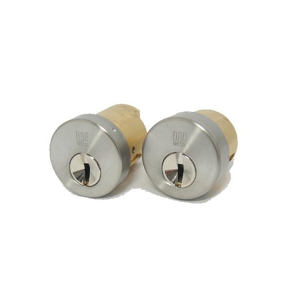 WEST 916シリンダー TK670 + TK670G 2個同一セット国内のハウスメーカーでも長年採用されている安定した品質！ 防犯性能も高く、コストパフォーマンスに優れ、鍵はグッドデザイン賞を受賞。■ピッキング法基準で高レベルの防犯性能...