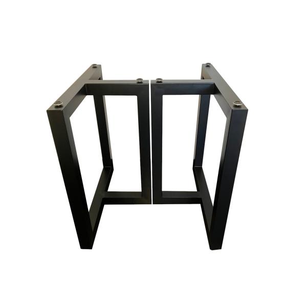 1枚板テーブル等を設置するためのテーブル脚2組1セットです。天板は付属しません。天面3か所・底面3か所と両面にアジャスターがついており、安定感抜群。50mm x 50mm / 50mm x 25mmの2タイプございます。横向きに倒して使用す...