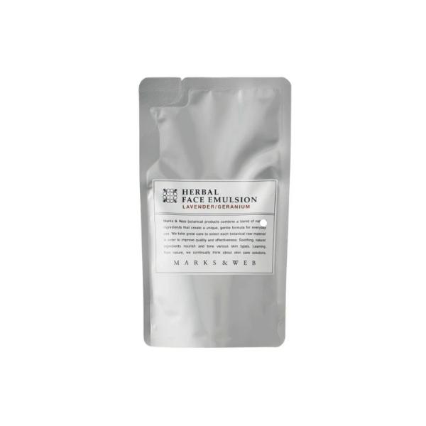 メーカー マークスアンドウェブ商品名 ハーバルフェイスエマルジョン(ラベンダー/ゼラニウム)65ml レフィル内容量 65ml商品説明 エモリエント効果にすぐれ、浸透力の高いマカデミア種子油とローズヒップ油※に加えて、角質層のバリア機能を補...