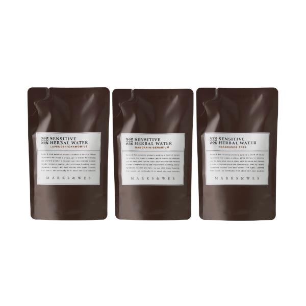 メーカー マークスアンドウェブ商品名 センシティブハーバルウォーター(ラベンダー/カモミール、マンダリン/ゼラニウム、無香料)100ml 詰替え　3種類規格 100ml商品説明 富士山の伏流水を精製した水に、角質層の水分を保持する2種類のヒ...