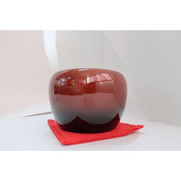 手あぶり火鉢 赤茶 高さ10ｃｍ国産 オリジナル手炙り火鉢当店オリジナルの火鉢なので、他では買えません。落ち着いたカラーがシックで落ち着いたインテリアにマッチします。