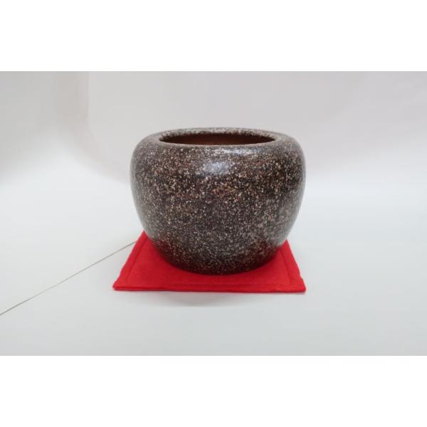 手火鉢焦げ茶マーブルたぬきの置物で有名な信楽焼の当店オリジナル国産手火鉢です。当店オリジナルの手火鉢なので、他では買えません。