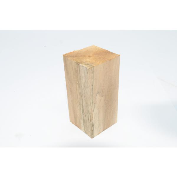 黒柿約サイズ：3ｃｍ×3ｃｍ×厚6.5ｃｍ数量：1個状態：新品発送：画像の現品をお届けいたします。製造：日本製　素材：黒柿比重：0.7（※1以上で水に沈みます。）材質の特徴比重はそこまでありません、割と軽い印象の木材です。また黒柿は白黒が絶...