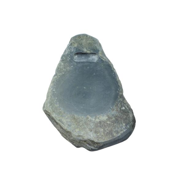 約サイズ ：18ｃｍ×12ｃｍ　高さ2ｃｍ数量  1個   状態   新品   羅紋抗の硯になります。こちらは半原石硯で、原石の風合いを残した作風が特徴です。