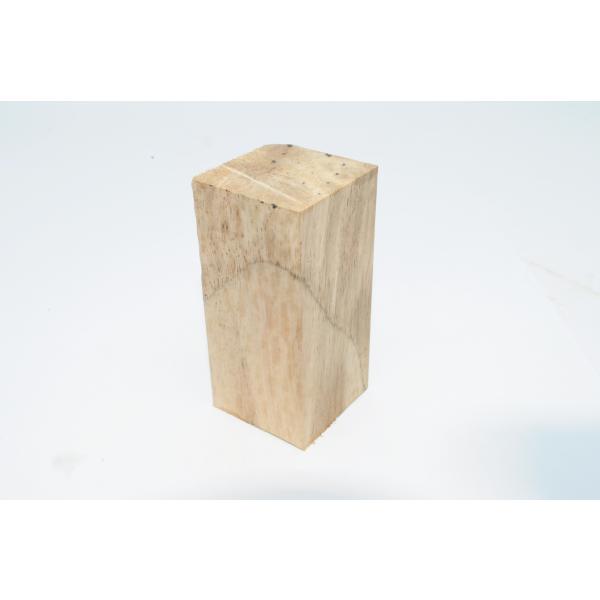 黒柿約サイズ：3ｃｍ×3ｃｍ×厚6.5ｃｍ数量：1個状態：新品発送：画像の現品をお届けいたします。製造：日本製　素材：黒柿比重：0.7（※1以上で水に沈みます。）材質の特徴比重はそこまでありません、割と軽い印象の木材です。また黒柿は白黒が絶...