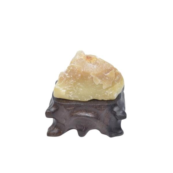 数量：1個状態：新品（画像の商品をお届け）産地：中国素材：芙蓉石篆刻用印材としても、鑑賞石としてもお使い頂ける寿山石芙蓉原石になります、キメが細かく磨くと非常に美しい艶が期待できます、当店の耐水ペーパーなどにてお好き所を面出しを行なうことで...